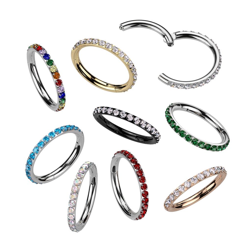 Implant Grade Titanium Hinged Segment Hoop Ring With Outward Facing ...